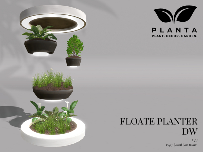 Second Life Marketplace - Planta - Floate Planter DW